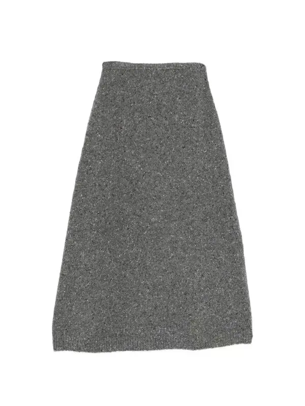 Bruno Manetti Flecked A-line Midi Skirt