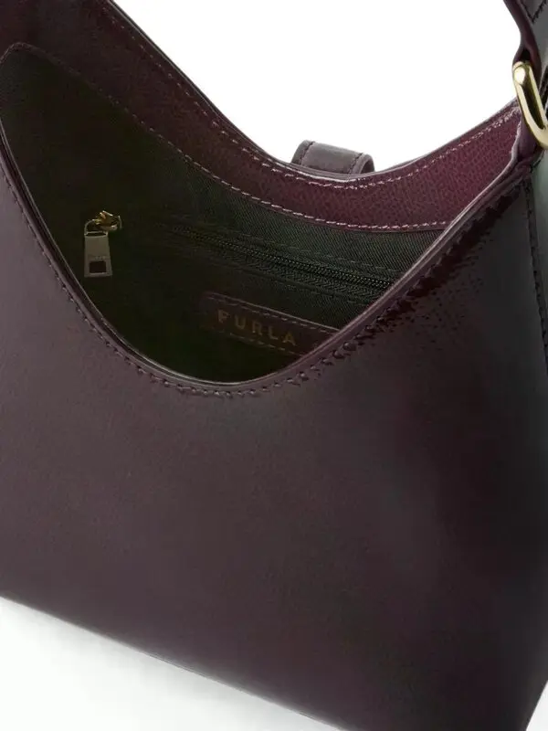 Furla Mini Bag With Patent Finish And Gold-tone Hardware - Purple