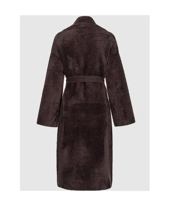 Pinko Uvaggio Belted Faux-fur Coat