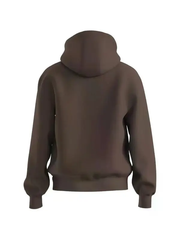 Hugo Cotton Terry Zip-up Hoodie Eith Logo Print