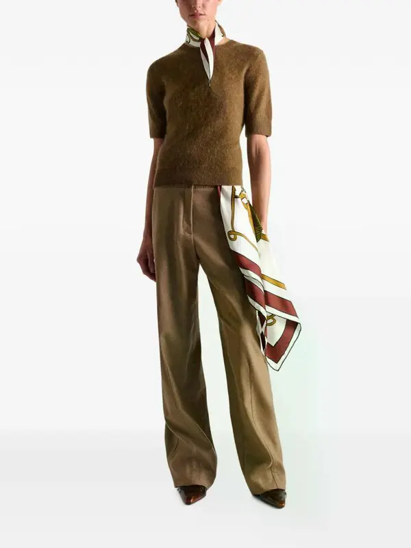 Dorothee Schumacher Fluffy Statements Short-sleeve Top - Brown