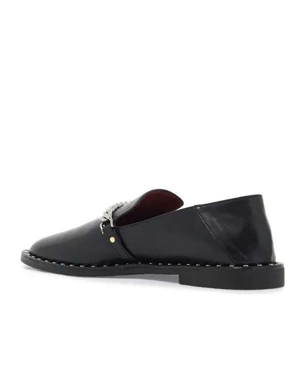 Stella McCartney Falabella Embellished Loafers - Black