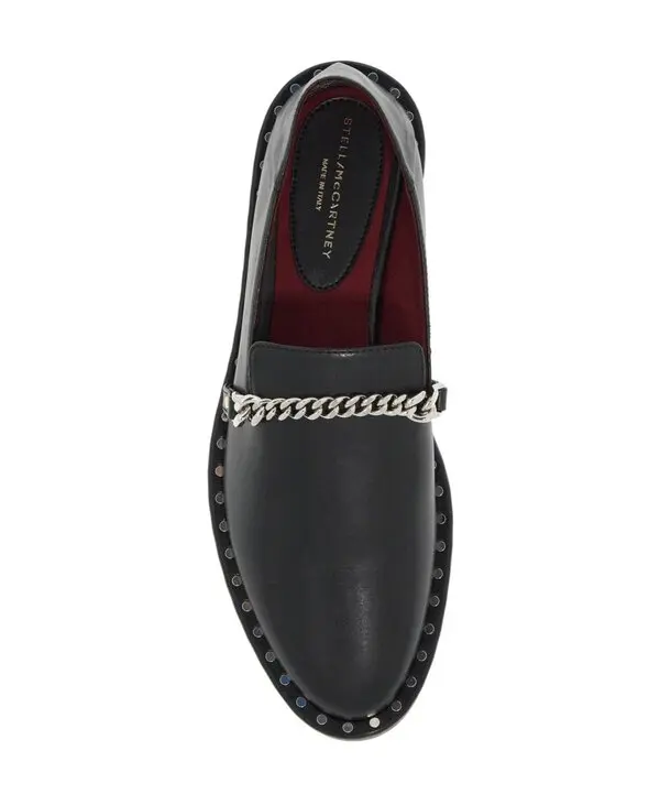 Stella McCartney Falabella Embellished Loafers - Black