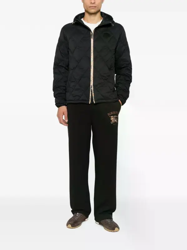 Burberry Quilted Hooded Jacket