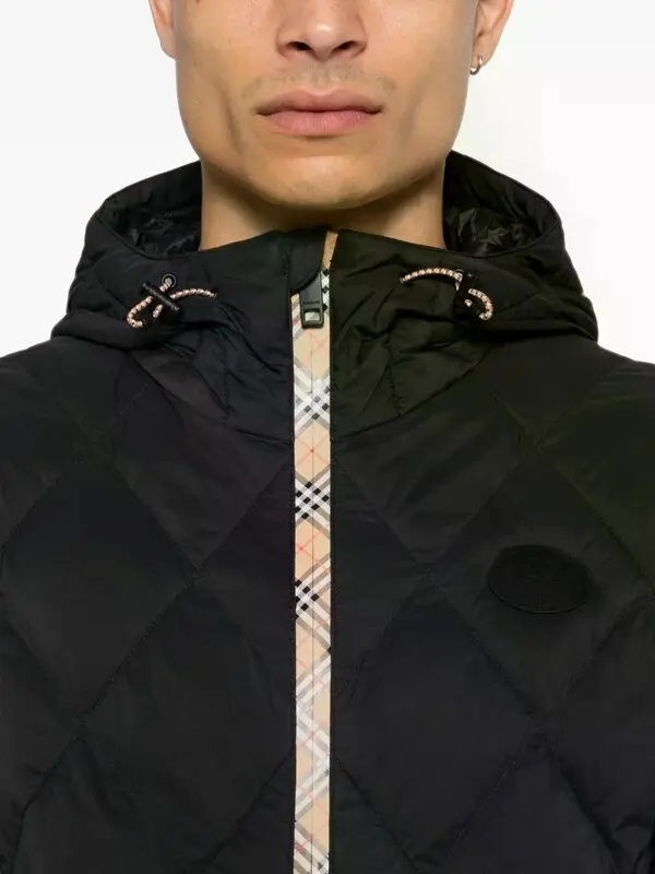 Burberry Quilted Hooded Jacket