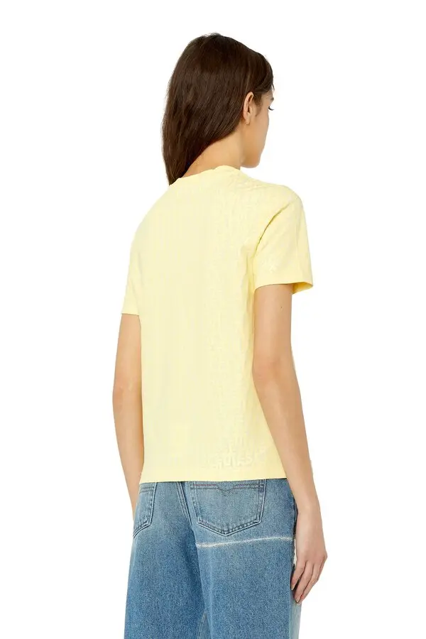 DIESEL® Logo-print Short-sleeve T-shirt - Nude