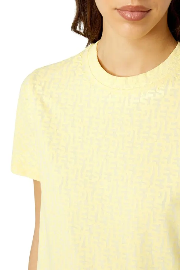 DIESEL® Logo-print Short-sleeve T-shirt - Nude