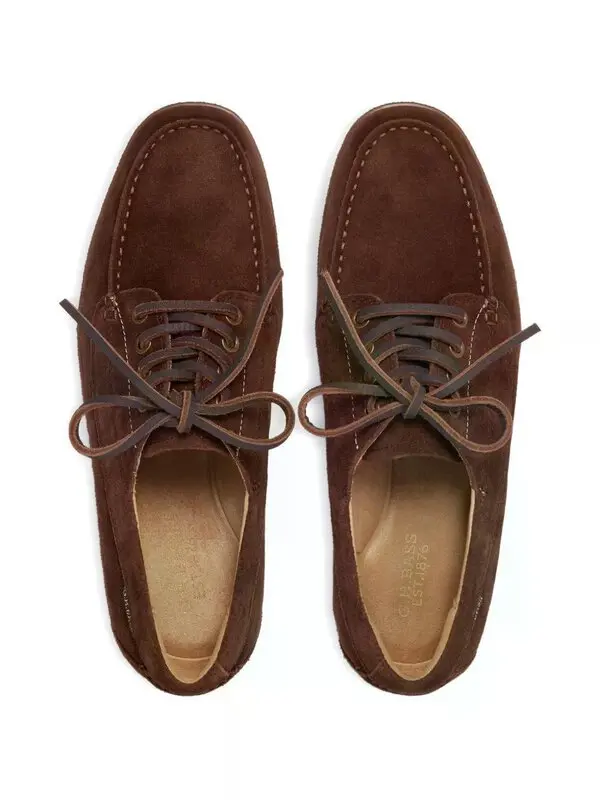 G.H.BASS Wilton Driver 4-eye Lace-up Boat Shoes