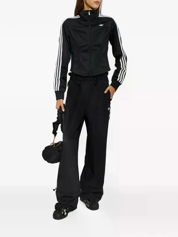 Adidas Logo-embroidered Zip-up Sweatshirt