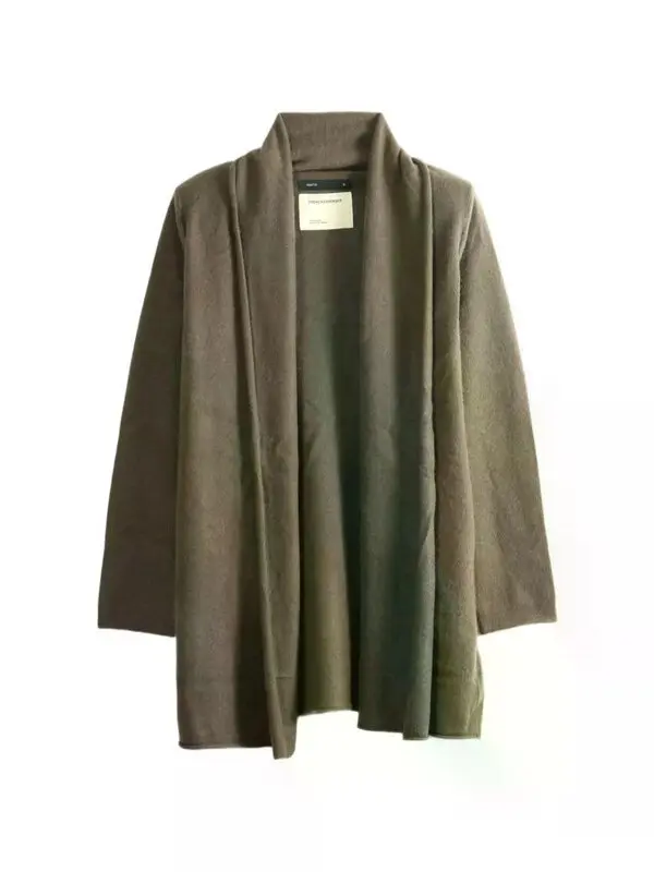Frenckenberger Shawl-collar Open-front Cardigan
