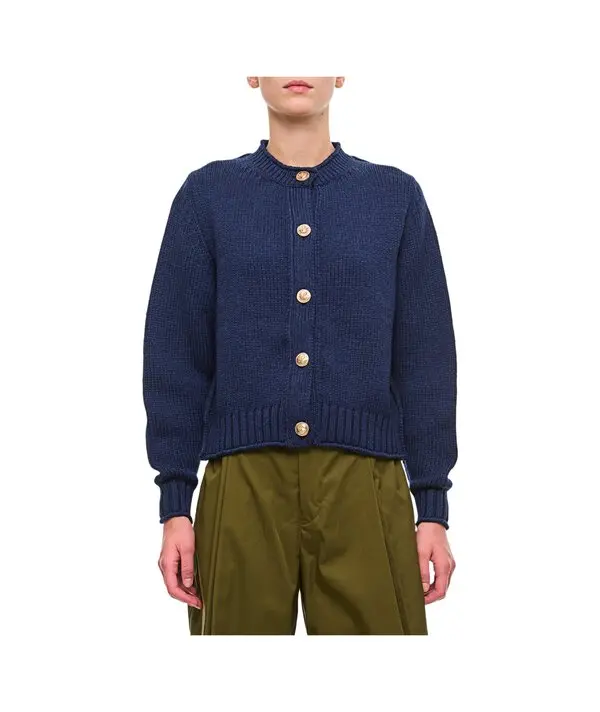 BARRIE Chunky Cashmere Cardigan