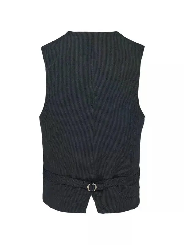 Junya Watanabe Patchwork V-neck Vest