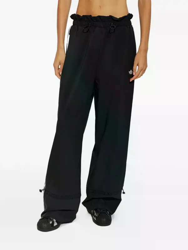 Adidas Logo-embroidered Side-stripe Track Pants