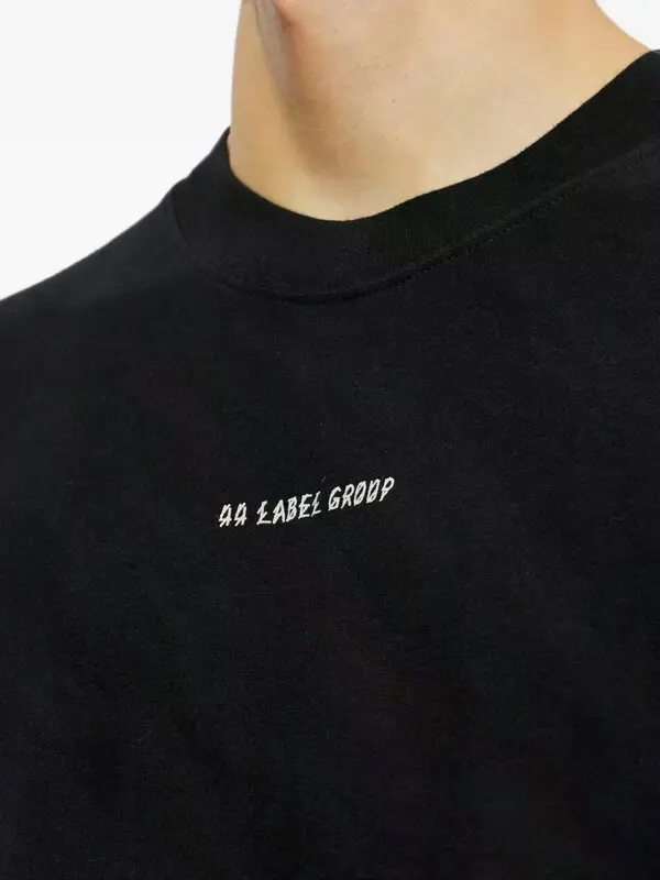 44 LABEL GROUP Graphic-print Long-sleeve T-shirt
