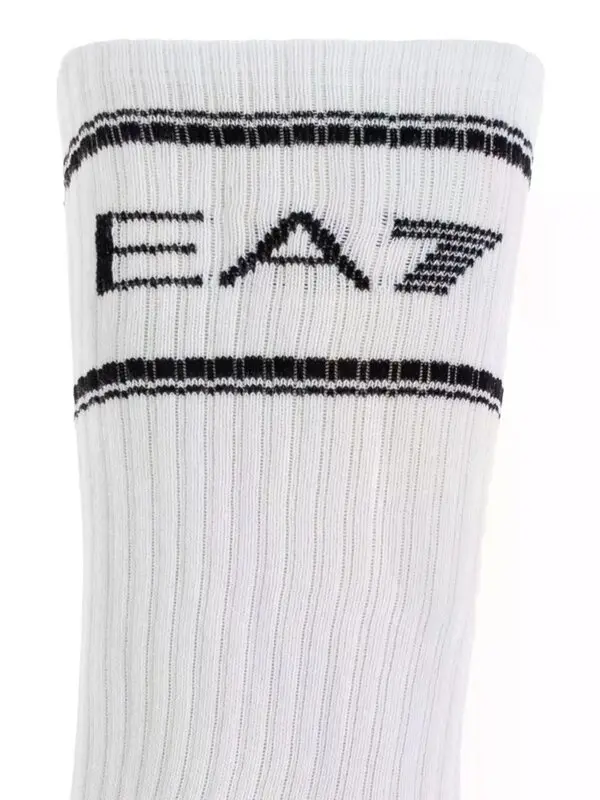EA7 Dynamic Athlete Logo-print Three-pack Socks