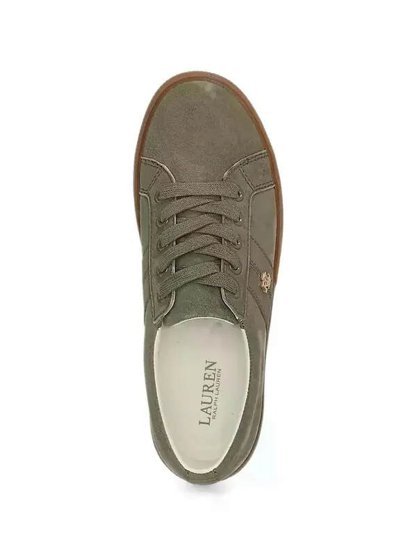 Ralph Lauren Janson Ii Logo-plaque Lace-up Sneakers
