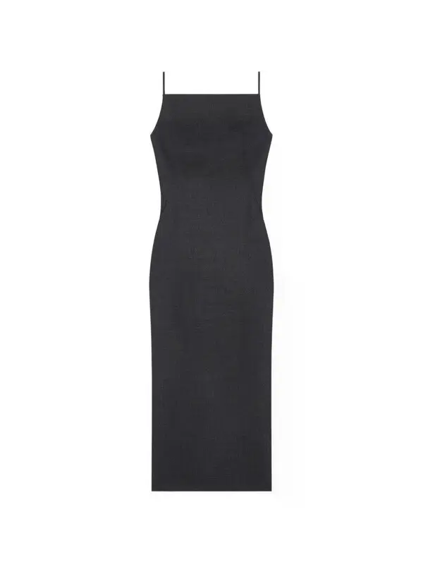 Givenchy Sliced-effect Midi Dress - Grey