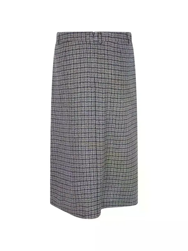 Seventy Check Pleated Skirt
