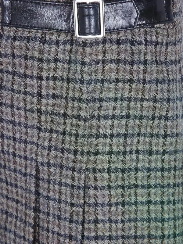 Seventy Check Pleated Skirt