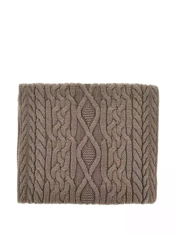Emporio Armani Cable-knit Snood Scarf