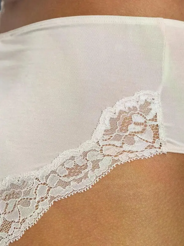 Hanro Dana Lace-trim Midi Briefs