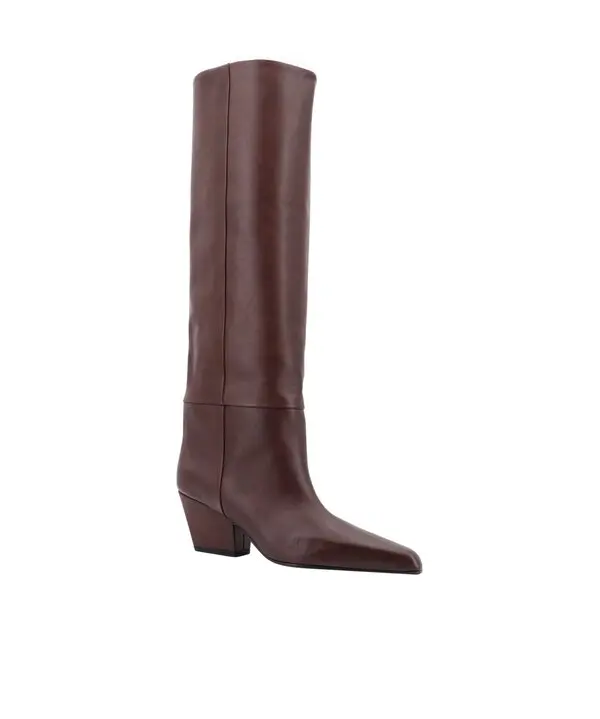 Paris Texas Pointed Toe Block Heel Boots