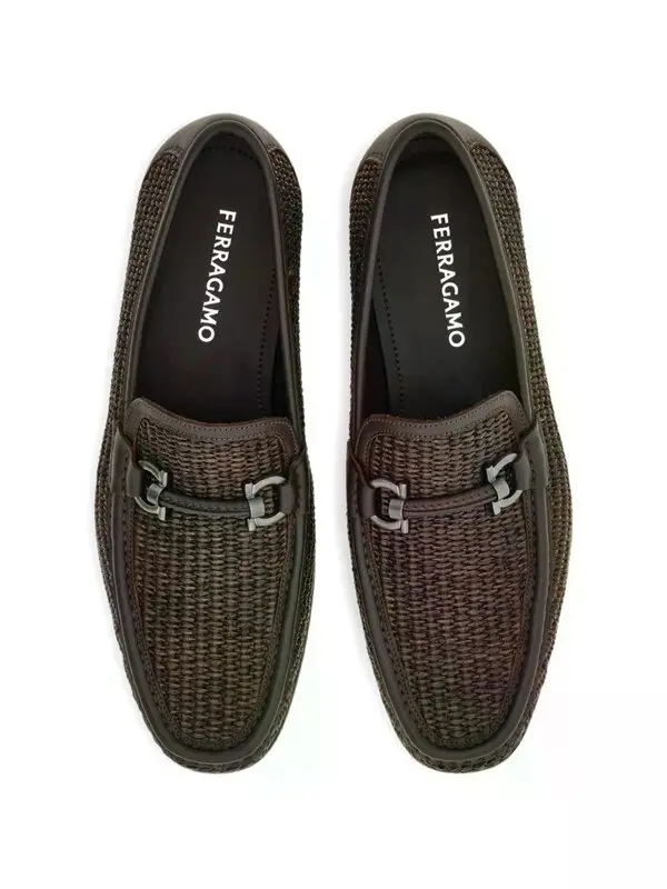 FERRAGAMO Gancini Ornament Loafers