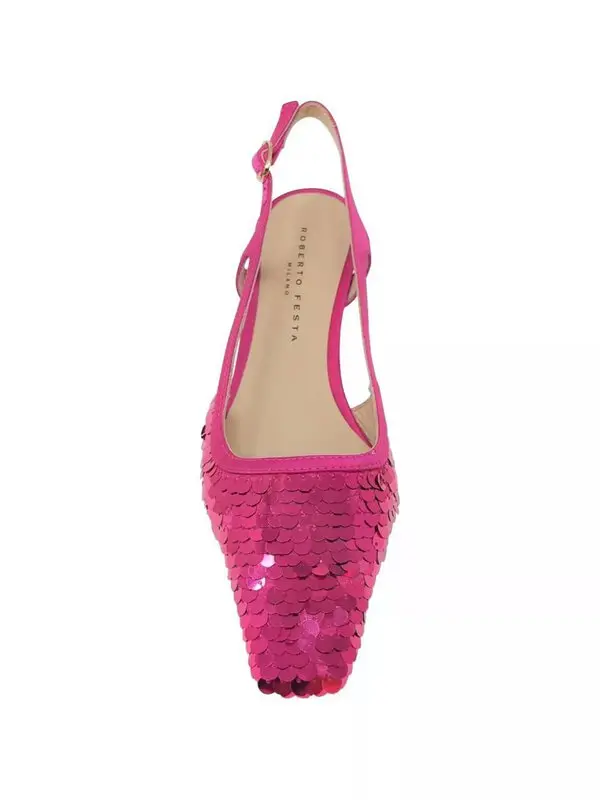 MADISON MAISON Sequin Slingback Pumps