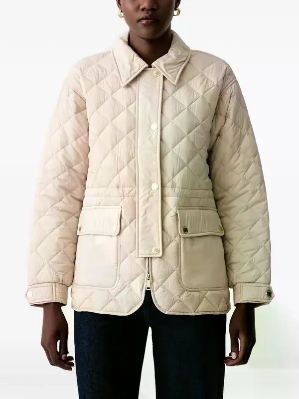 MOS MOSH Mmanna Quilted Jacket - Neutrals