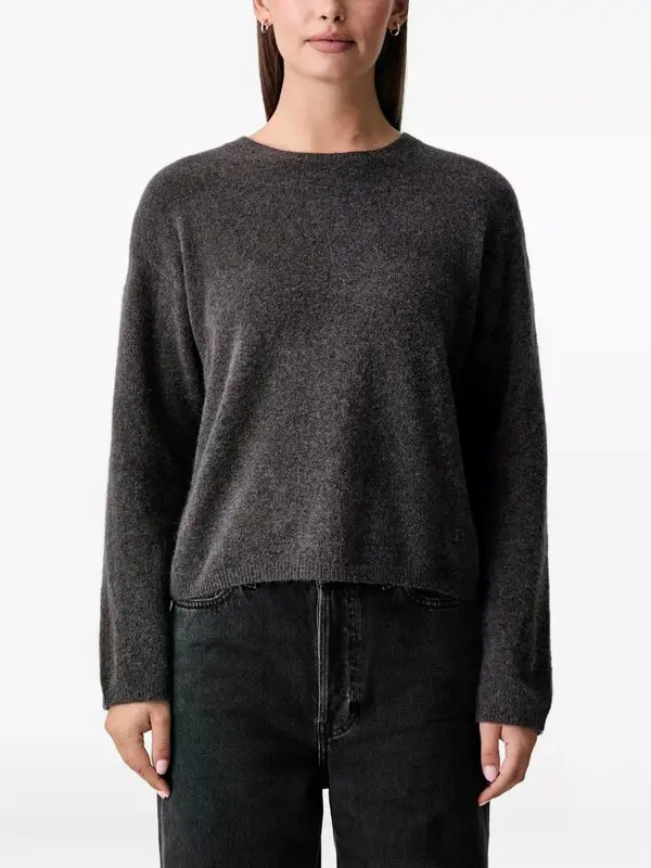 MOS MOSH Mape Crew-neck Sweater - Grey