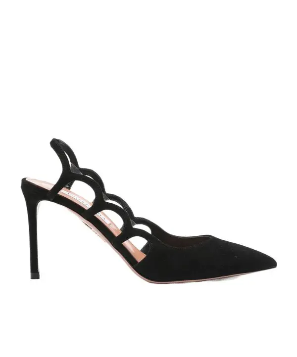 AQUAZZURA Pointed Toe Slingback Stiletto Pumps