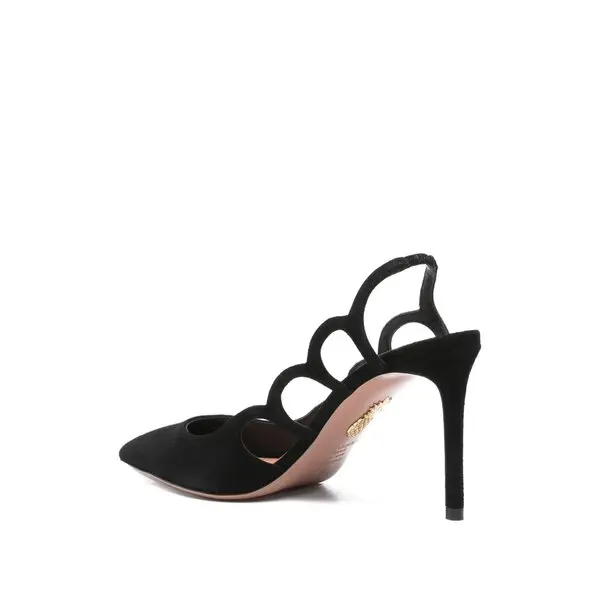 AQUAZZURA Pointed Toe Slingback Stiletto Pumps