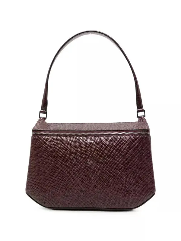 TOTEME Clip Palmellato-patent Leather Shoulder Bag - Red