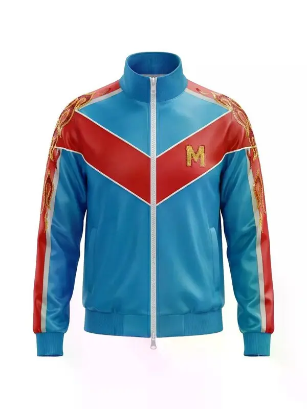 MOTHER Logo Patch Paneled Jacket - Blue