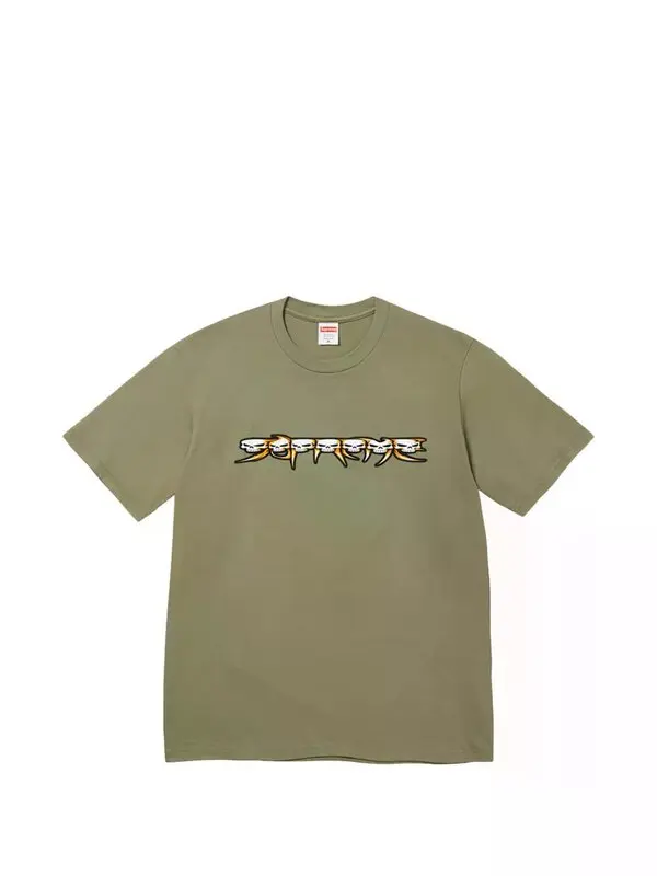 Supreme Skulls Spellout T-shirt - Green