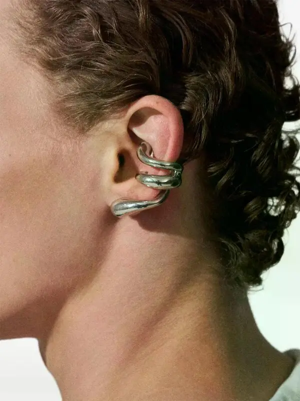 PANCONESI Spiral-shaped Ear Cuff