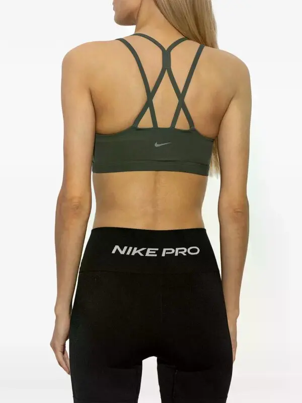 Nike Criss-cross Strap Sports Bra - Green