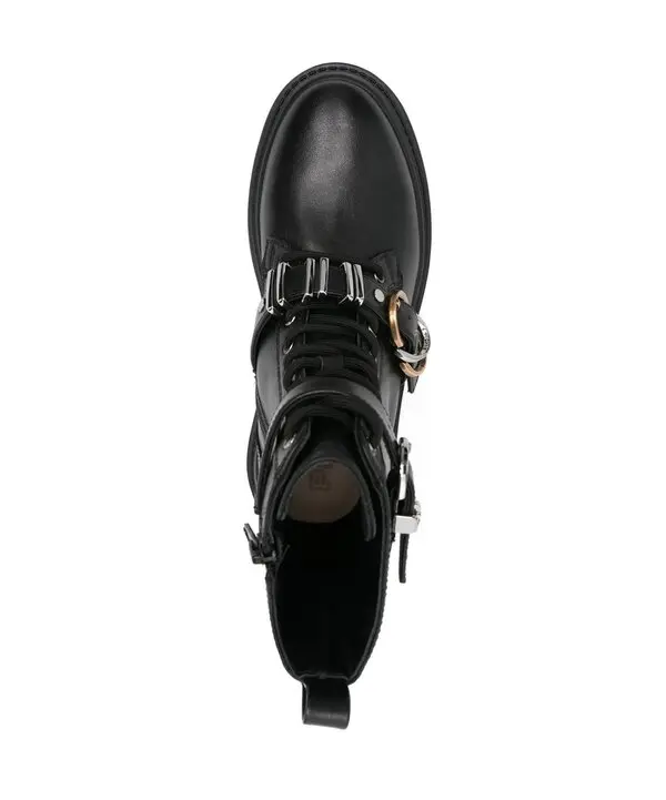 Pinko Round-toe Lace-up Boots
