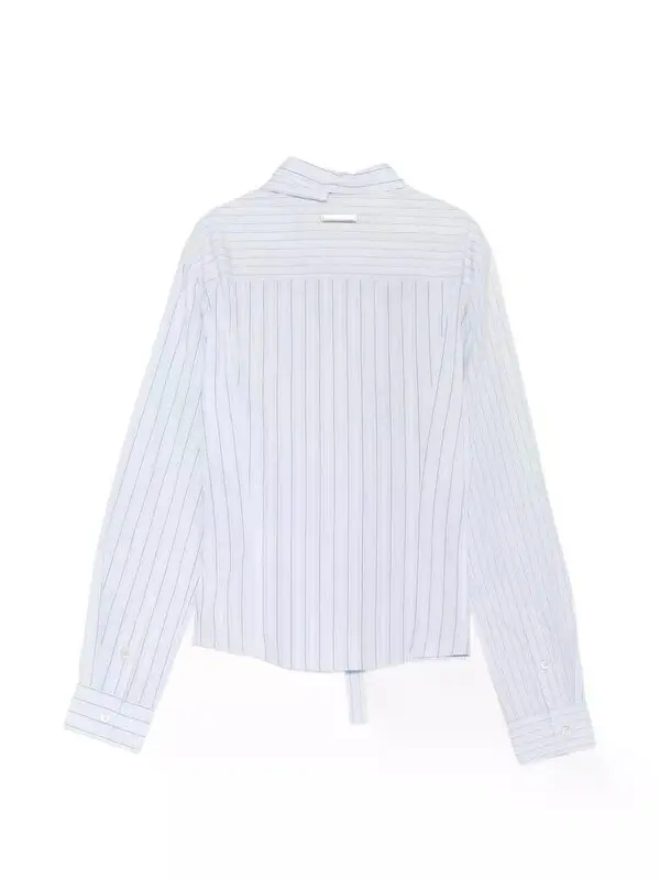 Andersson Bell Striped Gathered Shirt