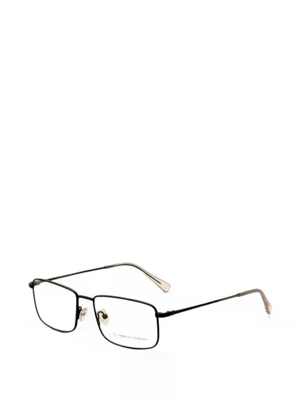 Armani Exchange Matte Rectangle-frame Glasses