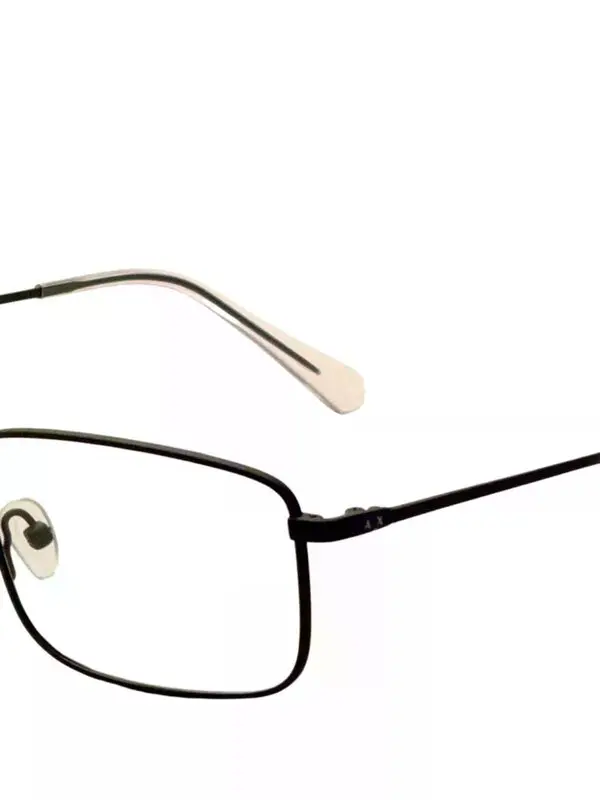 Armani Exchange Matte Rectangle Frame Eyeglasses