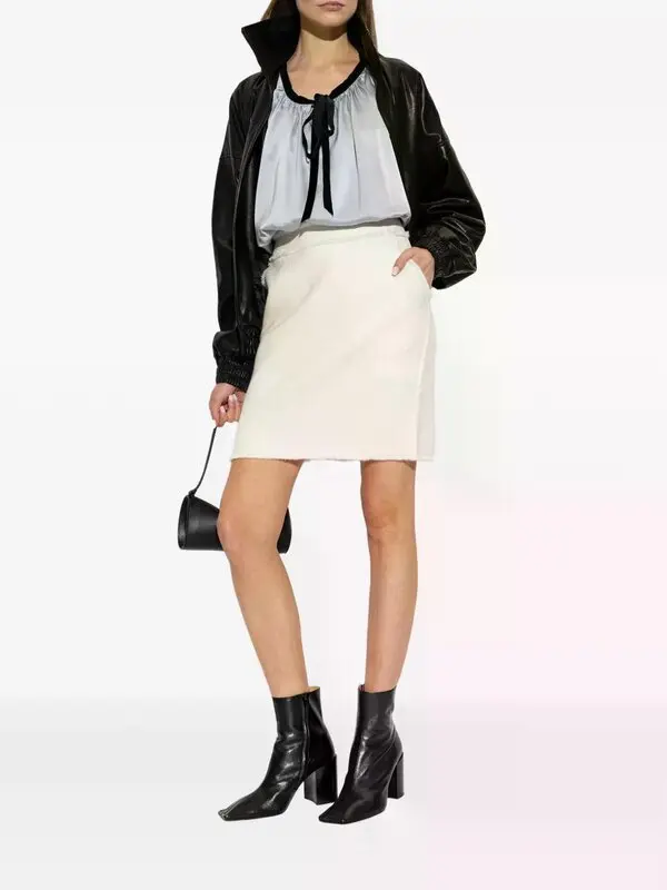 Max Mara Abile Frayed Skirt