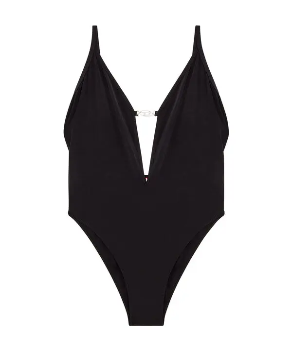 DIESEL® Oval D Plaque Cut-out Bodysuit