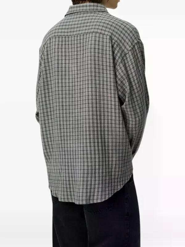 MFPEN Vacation Check-pattern Vacation Shirt