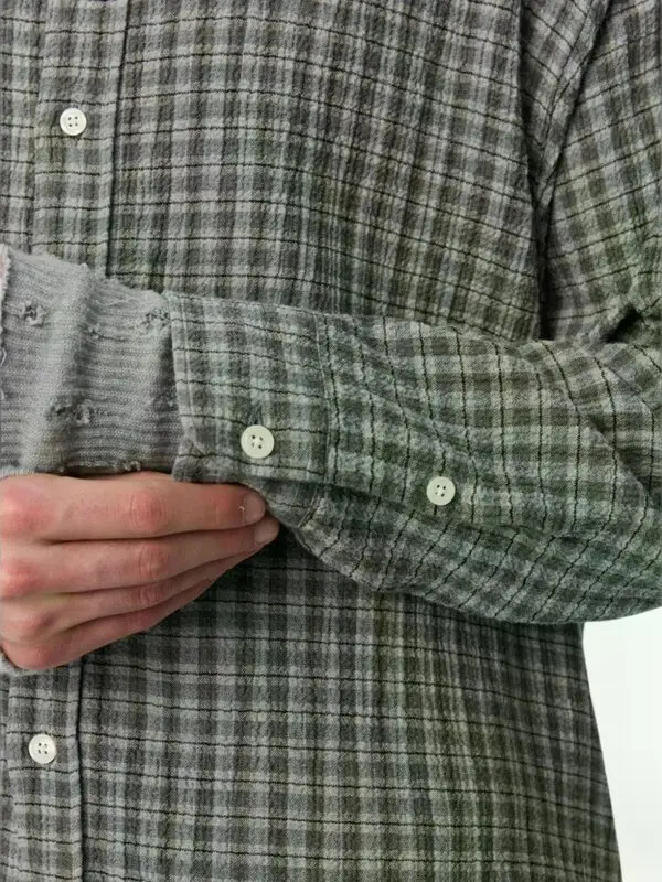 MFPEN Vacation Check-pattern Vacation Shirt
