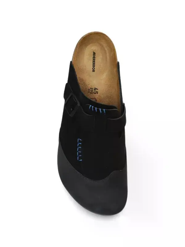 BIRKENSTOCK Boston Adererror Buckle-fastening Mules
