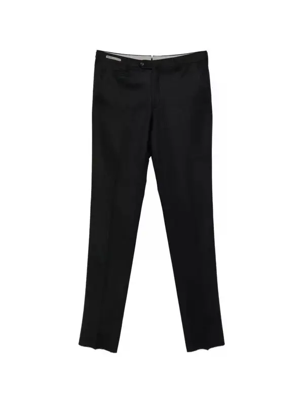 Corneliani Tailored Trousers With Pressed Crease