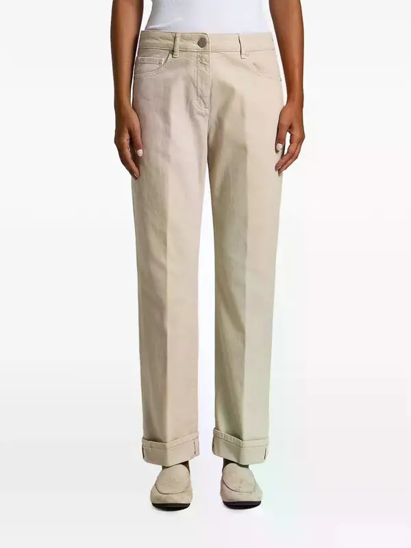 Peserico Turn-up Cuff Trousers
