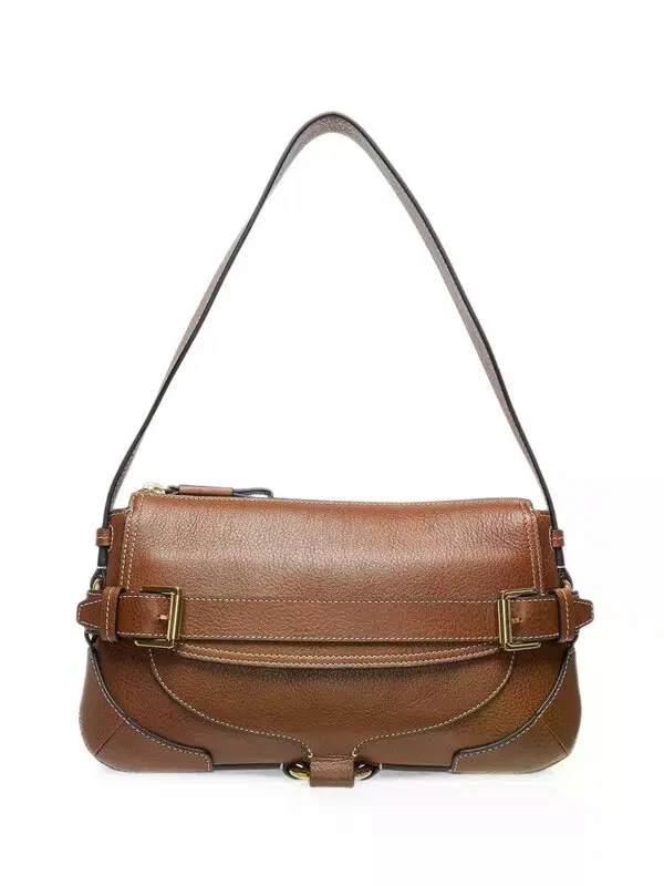 Mulberry Lennox Buckle-detail Leather Shoulder Bag - Brown