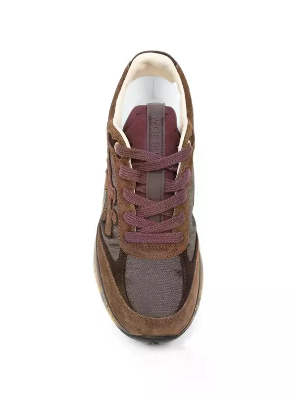 Premiata Moe Run Panelled Leather Sneakers